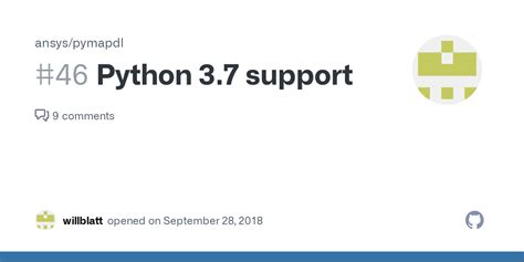 Python 37 Support · Issue 46 · Ansyspymapdl · Github