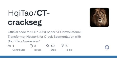 Github Hqitaoct Crackseg Official Code For Icip 2023 Paper A Convolutional Transformer