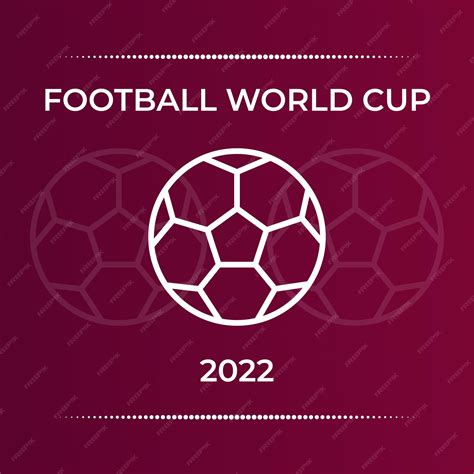축구 월드컵 2022 배경 디자인 서식 파일 프리미엄 벡터