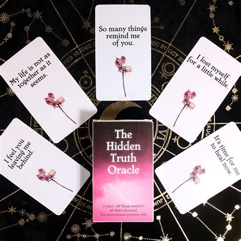 The Hidden Truth Independent Oracle Cards Indie Tarot
