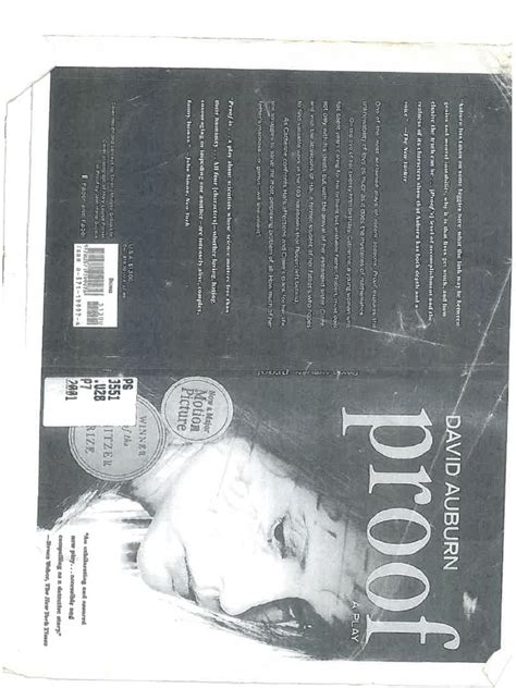 Proof Script By David Auburn Pdf
