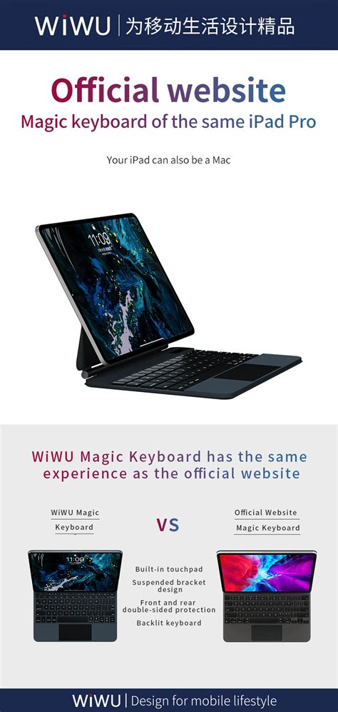 Wiwu Magic Keyboard For Ipad Inch Price In Bd
