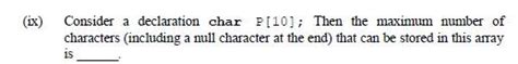 Solved Vii Assume That An Integer Variable Needs 4 Bytes
