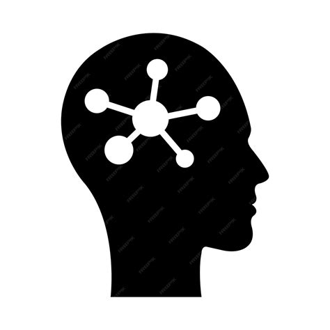 Premium Vector Ai Artificial Intelligence Icon Of Human Face With A Digital Chip On Brain For