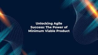 What Is A Minimum Viable Product In Agile PPT