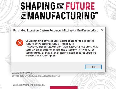 Resources Error Mastercam C Hook NET Hook And VBScript Development EMastercam