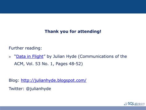 Ppt Add Real Time Streaming Sql To Your Mysql Skill Set Powerpoint