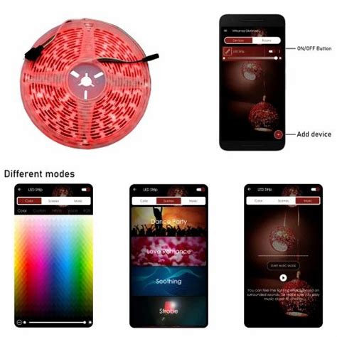 Plastic Smart Wifi Rgb Led Light Strip Kit 5 M Color Changing Plug In At Rs 200 Meter In Bengaluru
