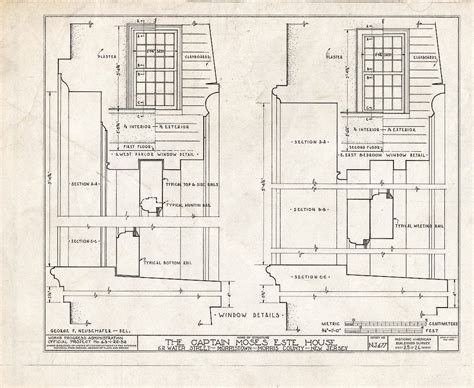 Historic Pictoric Blueprint Habs Nj14 Morto9 Sheet 25 Of 26