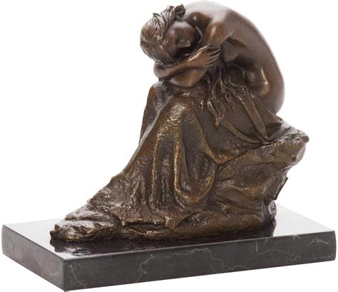 Aubaho Bronze Woman Erotic Nude Erotic Art Bronze Figure Bronze
