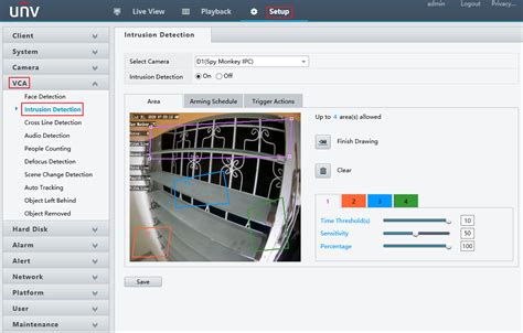 Uniview Setup Guide Video Content Analysis Xvraid Xvr Dvr Nvr Cctv Desk