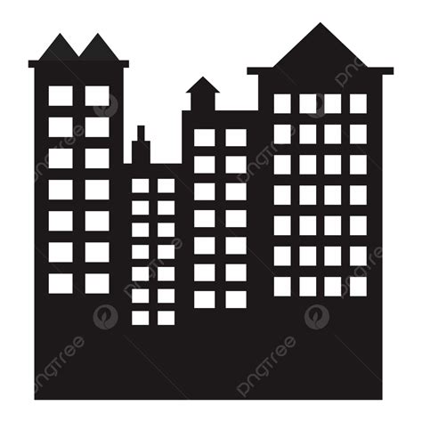 Edificio Silueta Png