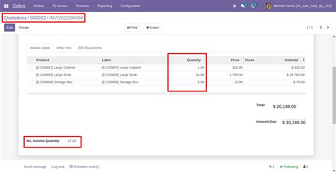 total items quantity sale order total items quantity odoo