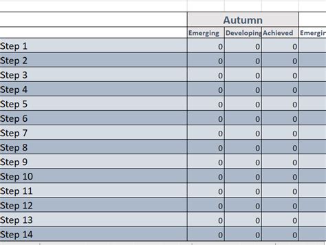 Early Year Developmental Journal Excel Teaching Resources