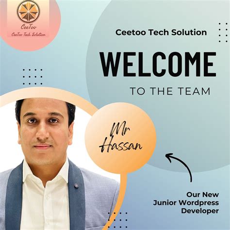 Ceetoo Tech Solution On Linkedin Ceetoo Tech Solution Is Thrilled To Announce The Addition Of