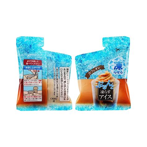 Orihiro Purunto Ice Premium Cafe Au Lait Ice Cream Pouches 200g
