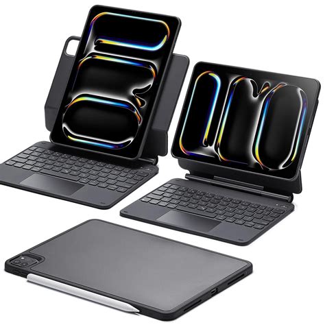 Black Ipad Pro 11 Inch2024 Magnetic Keyboard Case Esr Rebound 360