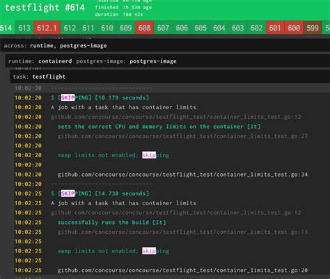 Testflight Failing To Create Container With Memory Limit · Issue 6512 · Concourseconcourse
