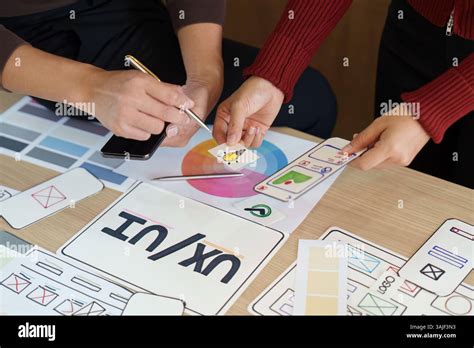 Design Exploration And Iteration Ux Ui Designers Analyzing Design