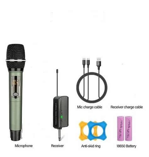 Uhf Handheld Professional Wireless Microphone Hi Fidelity Metal Mic System Set At ₹ 2999 Piece