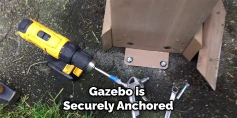 How To Anchor Gazebo To Pavers Easy Steps
