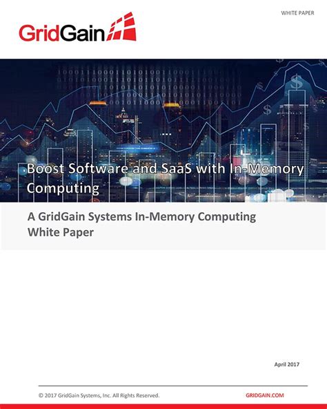 Boost Software And SaaS With In Memory Computing