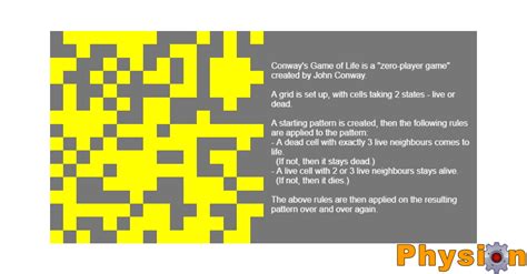 Conway S Game Of Life Physion App