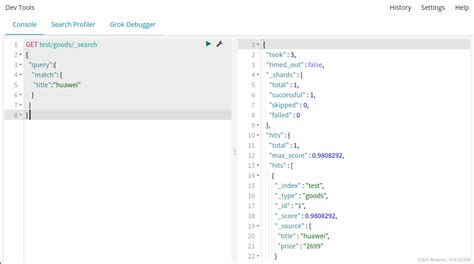 Kibana操作elasticsearch教程