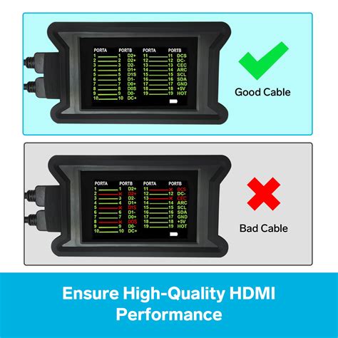 Steren Handheld Portable Hdmi Tester With Hd Lcd Display And Audio Steren