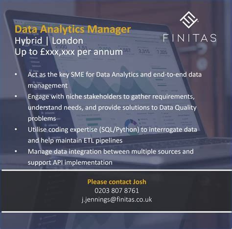 Josh Jennings On Linkedin Dataanalytics Datamanager Datamanagement Hiring