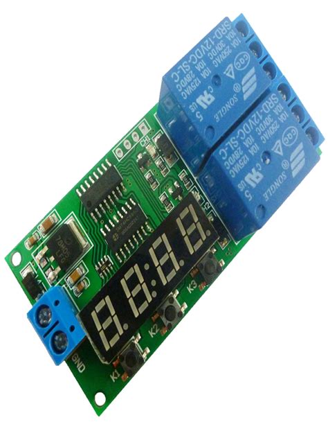 KC B DC V Channel Multifunction Delay Timer Module Delay Relay Controller Motor Reverse