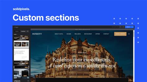 Custom Sections Solidpixels