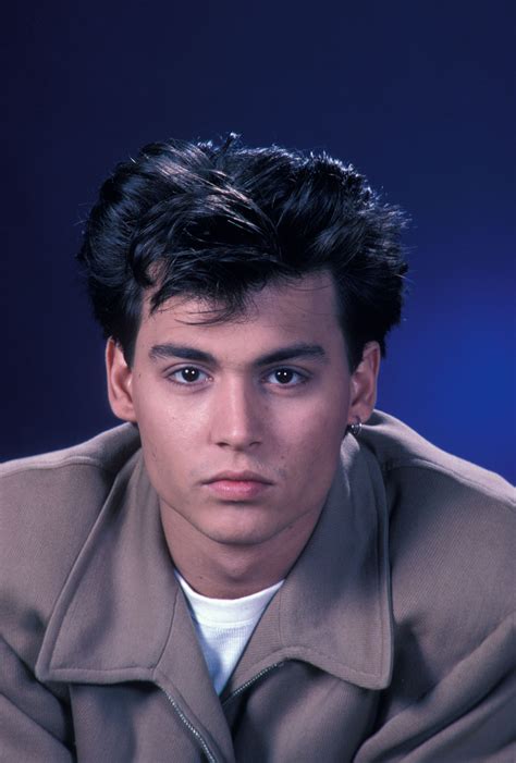 Johnny Depp Photoshoot 1989 Young Johnny Depp Johnny