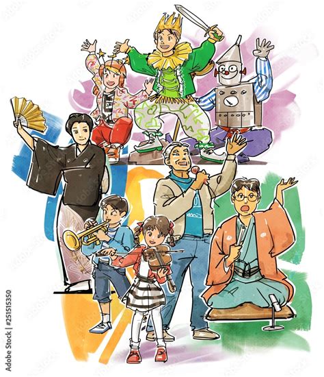 地域の文化祭 Stock イラスト Adobe Stock