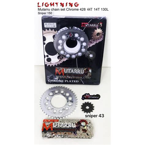 Sniper150 Sniper155 Mutarru Chain Set Sniper150 Lc150 Lc155 Mutarru Chain Set Lc150 Lc155