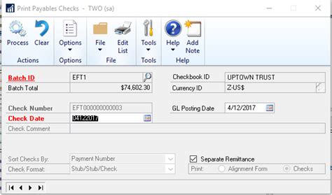 Setting Up Eft For Payables Management In Dynamics Gp 2013 And Later Part 3 Martin And