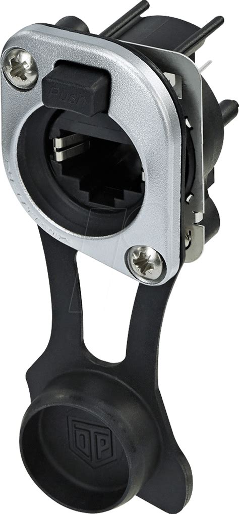 Econ Ne8fdv Top Ethercon Rj45 Chassis Connector Vertical Top At Reichelt Elektronik