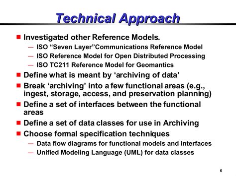 Reference Model For An Open Archival Information Systems Oais Overview And Current Status