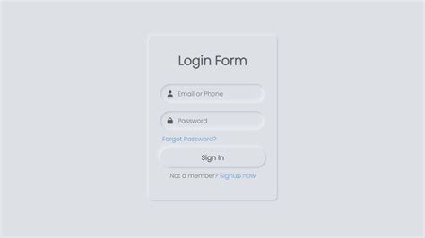 Top 10 Login Form Ui Design Using Html Css Neumorphism
