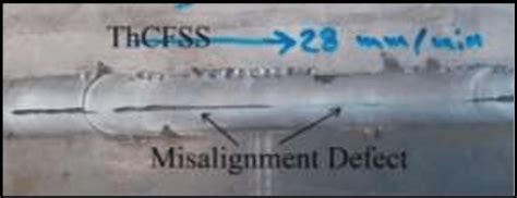 Misalignment Of Weld Download Scientific Diagram