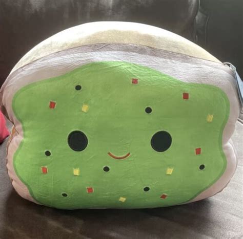 Squishmallow Sinclair The Stackable Avocado Toast 20 Inch Kellytoy Plush In Hand 4592226024