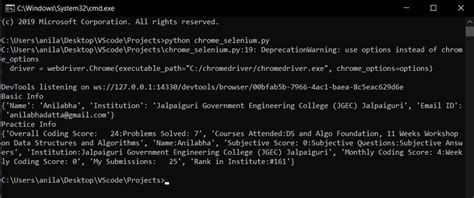 Controlling The Web Browser With Python Geeksforgeeks