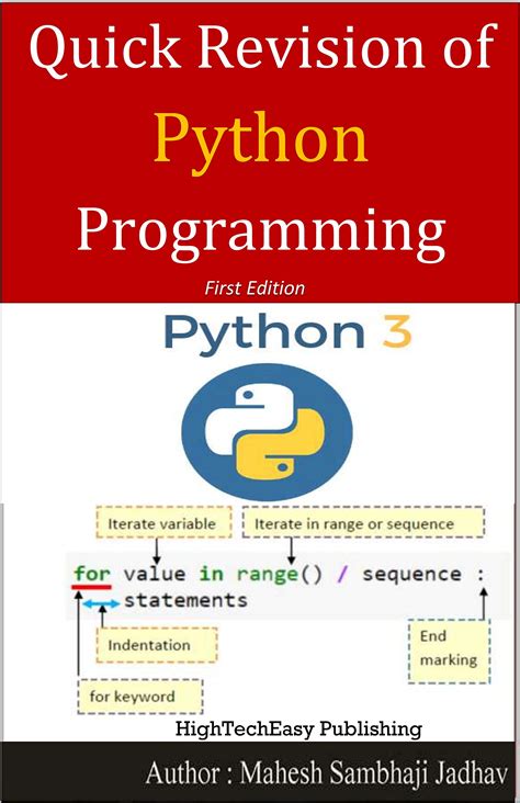 quick revision of python programming easy and fast based on python3 by