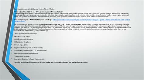 Ppt Satellite Attitude And Orbit Control System Market Powerpoint Presentation Id 10589638