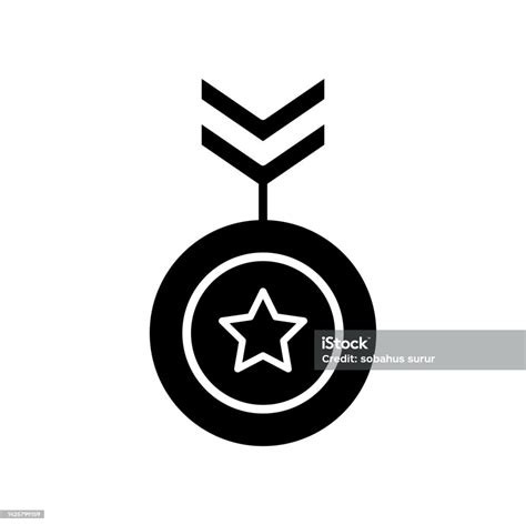메달 아이콘입니다 스타 아이콘 챔피언 우승자 간단한 그림 편집 가능한 스트로크 디자인 템플릿 벡터 Championship에 대한 스톡 벡터 아트 및 기타 이미지 Istock