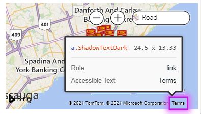Axe Tool Reporting Accessibility Issues On Map Issue Microsoft MapsSDK Native GitHub