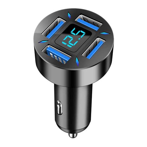 Zaroyeax Usb C Car Charger 66 W Usb C 4 Ports Fast Car Charger Usb Type