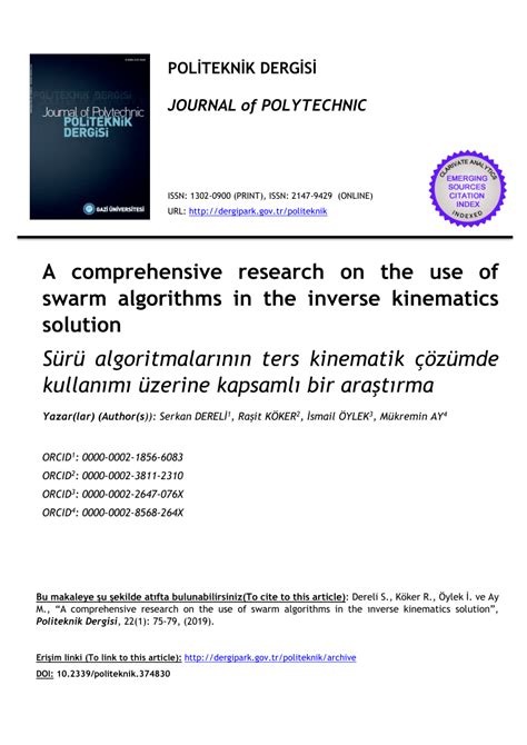 Pdf A Comprehensive Research On The Use Of Swarm Algorithms In The