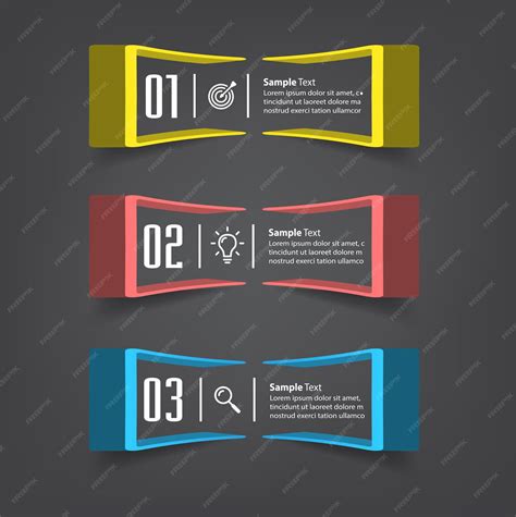 Premium Vector Modern Text Box Template Infographics Banner