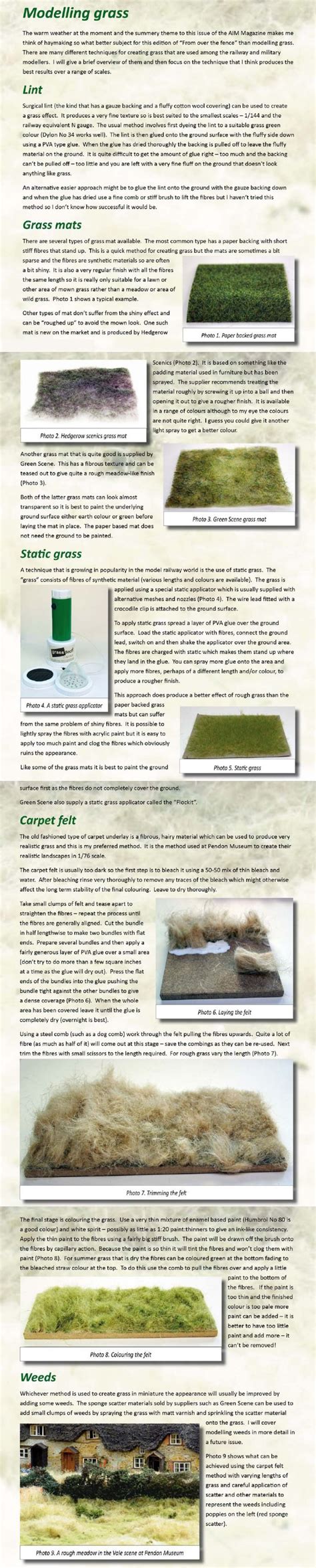 Modelling Grass Model Trains Model Train Layouts Model Making